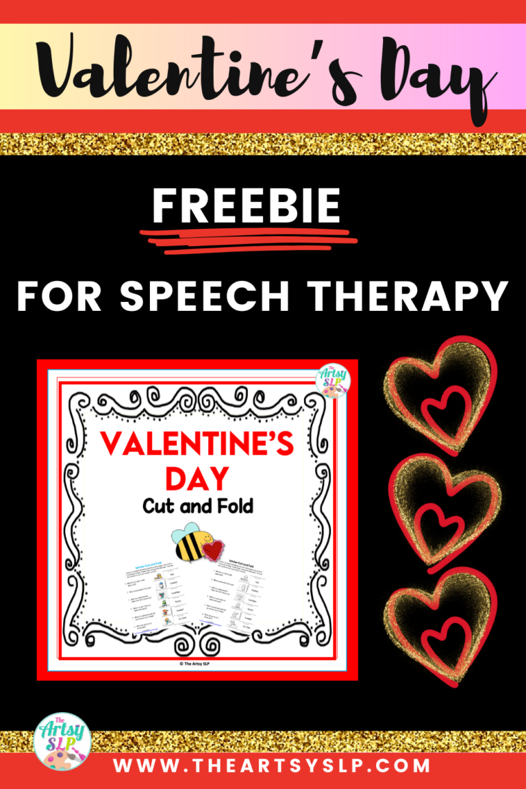 6 Fun February Activities for Speech Therapy - The Artsy SLP